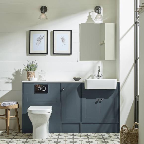 TAT3SC6LMDG - Legacy Semi Countertop Vanity Unit Inc Fascia Pack Matt ...